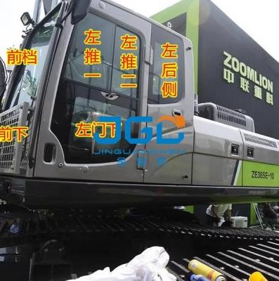 China Excavator Front Gear Push Down Rear Glass Window Door for 205E 365E 245E 155E-10 for sale