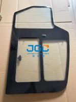 China 75S-9 75X Excavator Glass Whole Door Glass with Small Window Integral Fittings for sale