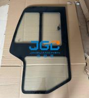 China 75S-9 75X Excavator Glass Whole Door Glass with Small Window Integral Fittings for sale