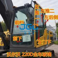 China EC120D 140D 200D 210D 220D Excavator Front Windshield Glass Replacement High Transparency for sale