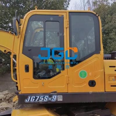 China Excavator Glass Set JG75S-9 95Z Front Windshield Upper Lower Doors Rear Right Arm Skylight for sale