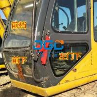 China LG220C 230-3 Excavator Front Windshield Door Sliding Window Right Rear Side Tempered Glass for sale