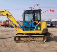 China PC56-7 Excavator Right Rear Toughened Glass Front Windscreen Upper Door Window 6mm for sale