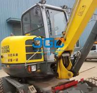 China Excavator Z38 50 60 Front Gear Upper Lower Left Rear Sliding Window Tempered Glass for sale