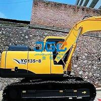 China YC85-6 135-6 85-8 135-8 85-7 Excavator Front Stop Left and Right Rear Glass Windshield for sale