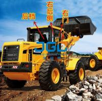 China HL850K 850KS Loader Front Wind Gear Left Door Upper Lower Rear Side Tempered Glass 6mm for sale