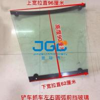 China 926 928 930 Loader Forklift Truck Front Windscreen Side Door Tempered Glass 3mm for sale