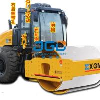China Road Roller XG622MH 626 620 Door Upper Movable Window Windshield Tempered Glass Rear for sale