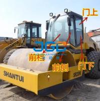 China Road Roller SR20M SR22M Front Door Front Side Door Lower Rear Window Glass for sale