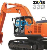 China ZAX330 Excavator Cab Glass Windshield & Door Windows - Front & Rear Replacement Set with 3-Month Warranty for sale