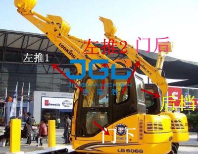 China LG6065 6075 85 95 6060D Excavator Windshield Set Left Right Front Rear Upper Lower Tempered Glass for sale