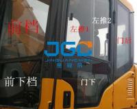 China SY215C-8S Excavator Front Rear Left Right Windshield Glass 195 135-8s for sale