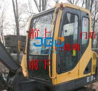 China EC55B Excavator Front Rear Stop Door Glass Left And Right Windshield for sale