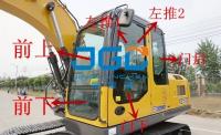China XE150D 155DK Excavator Front And Rear Doors And Windows Left And Right Laminated Windshield for sale