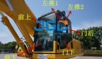 China Excavator Front and Rear Glass for PC300 360 350 270 400 430 650 450-8mo Tempered Windshield for sale
