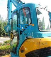 China KX155 161 135-3S Excavator Front Rear Left Right Doors Upper Lower Windshield Tempered Glass for sale