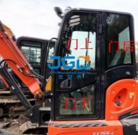 China KX155-5 Excavator Front Gear Rear Windshield, Left And Right Doors And Windows for sale