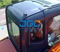 China ZX360 210 240 200-3G Excavator Windshield Set Front Rear Left Right Doors Upper Lower Glass for sale