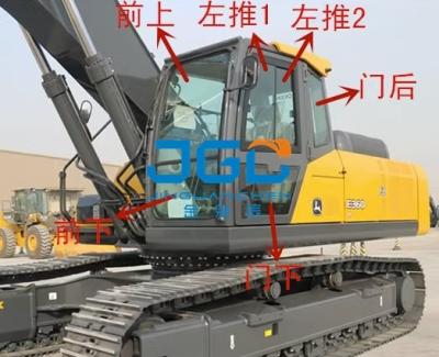 China Excavator Windshield Front Rear Door Window for E360 210 140 240 260 300 330 230 for sale