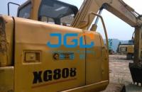 China XG808 Excavator Windshield Set Front Rear Left Right Doors Skylight Safety Glass 6mm for sale
