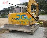 China HD307 Excavator Windshield Front Rear Left Right Doors Windows Safety Glass 8mm for sale