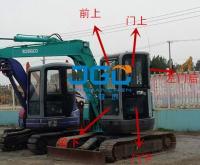 China SK35SR 40SR-3 55SR 45SR Excavator Front Rear Windshield Replacement Parts 3mm for sale