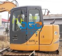 China CX75 Excavator Glass Doors Windows Left Right Front Rear Windshield 6mm Safety Glass for sale
