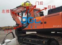 China Excavator Windscreen PZ220 165 250 330-8 Safety Glass Front Rear Left Right Upper Lower for sale