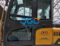 China LG690BM 695BM 680BM Excavator Front Rear Door Window Glass Safety Glass 4mm for sale