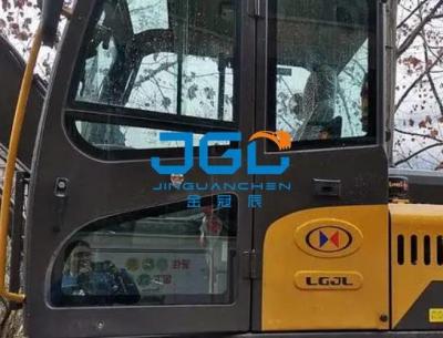 China LG690BM 695BM 680BM Excavator Front Rear Door Window Glass Safety Glass 4mm for sale