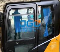 China SY155W Wheel Excavator Windshield Set Front Rear Left Right Lower Skylight Big Arm 6mm Glass for sale