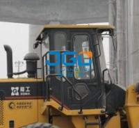 China XG951-3 931-3 Loader Front Gear Rear Door Window Forklift Left Right Windshield Tempered Glass for sale