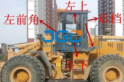 China ZL50C 50D 50E Loader Tempered Glass Front Rear Side Window Forklift Windshield 4mm for sale