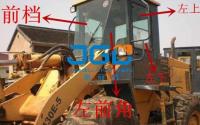 China ZLM30E-3 ZLM30E-5 Loader Front Rear Stop Left Right Window Glass Tempered 4mm for sale