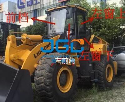 China Loader Windshield 850H 860H 840H 855 870 856 Front Rear Left Right Tempered Glass Replacement for sale