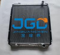 China Excavator EX200-5 Radiator 4370980 3-Row Core Construction Machinery Cooling Tank for sale