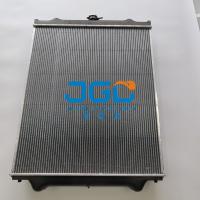 China Aluminum Plastic Radiator Excavator Tank 4448372 for EX120-6 EX110-6 EX130-6 680x890mm for sale