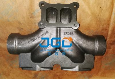 China Stainless Steel Excavator Exhaust Manifold 6151-11-5120 for PC200-6 Diesel Engine for sale