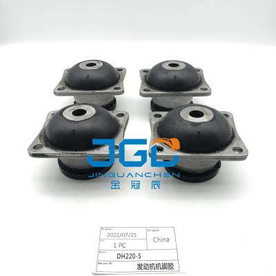 China Engine Mounting Cushion for DH220-5 DH225 DH280 Excavator Rubber Engine Cushion for sale