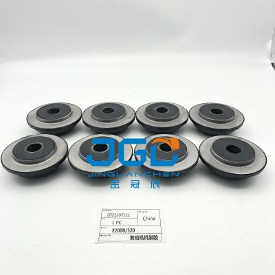 China Excavator Engine Parts E200B E320 Engine Mount Rubber For Engine Front And Rear for sale
