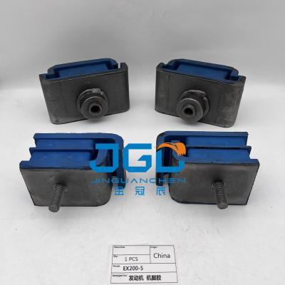China Excavator Engine Rubber Mount EX200-5 Rear Engine Mounting Natural Rubber 1 Piece for sale