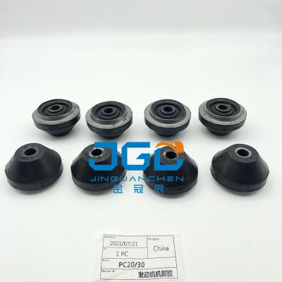 China Engine Mounting Cushion Support for Komatsu PC20 PC30 Excavator Aftermarket Replacement for sale
