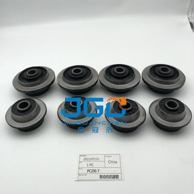 China Komatsu PC200-7 PC220-7 Engine Cushion Mount Aftermarket Excavator Parts 1 Year Warranty for sale