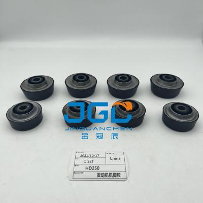 China Excavator Engine Mount Rubber Cushion HD250 Replacement Part for Construction Machinery for sale