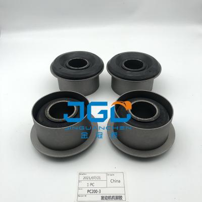 China Engine Mounting Rubber Cushion Feet Bumper for PC200-3 Excavator 2.5kg for sale