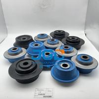 China Multiple Rubber Mounts Engine Excavator Parts Engine Cushion For  PC600 650 for sale