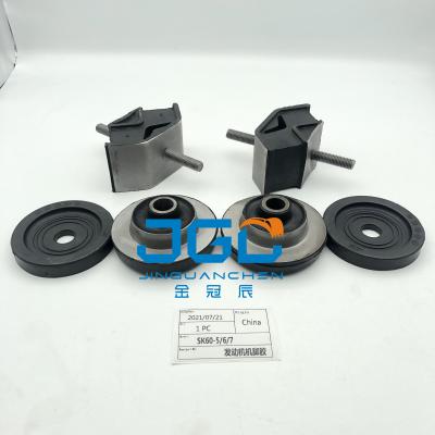 China Excavator Engine Cushion Mounting SK60-5/6/7 Aftermarket Replacement Rubber Support Factory for sale