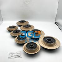 China Engine Mounting Rubber Cushion Feet Bumper for SK450-8 460-8 480-8 Excavator 2.5kg for sale