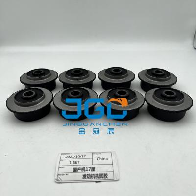 China Engine Mounting Rubber Cushion Feet Bumper 17mm for Domestic Machine Engine Systems Parts for sale