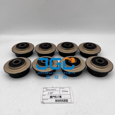 China Engine Mounting Rubber Cushion Feet Bumper 17mm for Domestic Machine Engine Systems Parts for sale